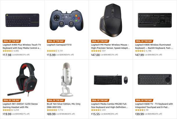 Amazon’s blowing out Logitech PC and gaming accessories, today only ...